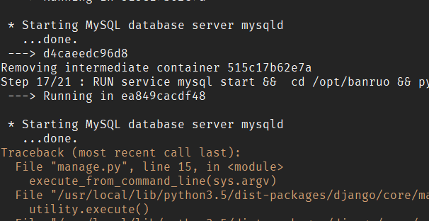 Docker安装报错 · Issue #8 · yingshang/banruo · GitHub