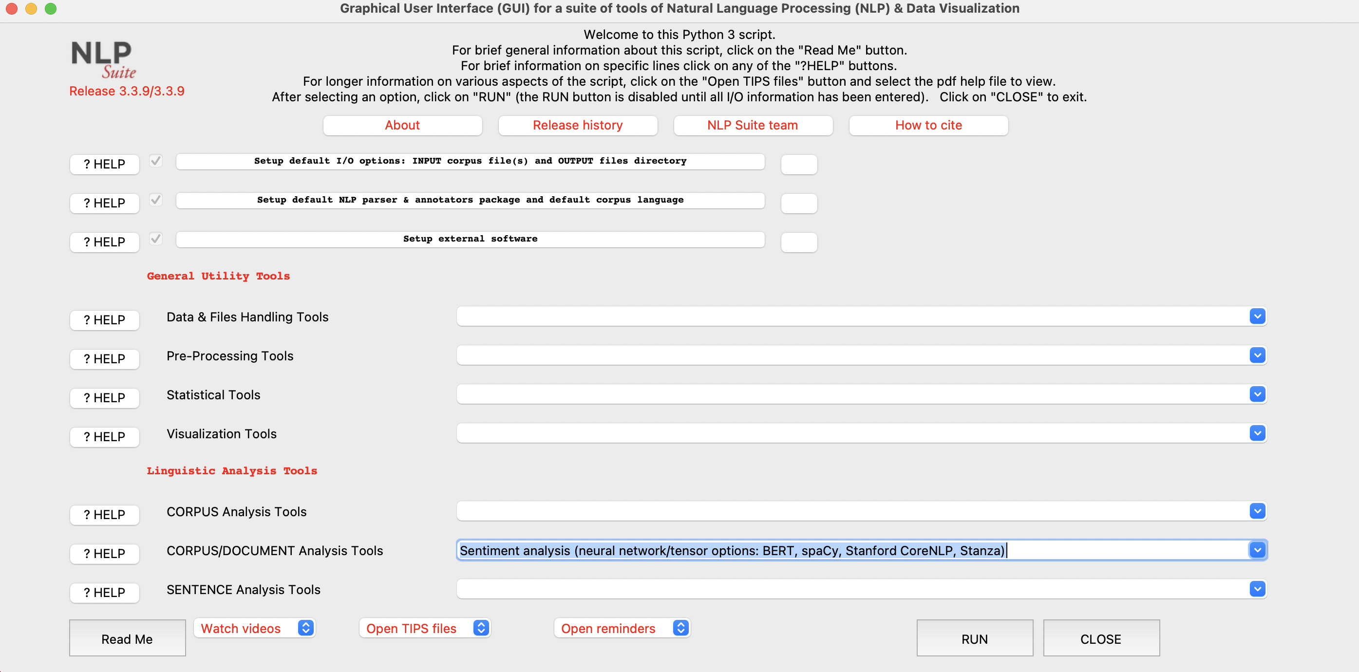 [BUG]: Sentiment Analysis Not Working · Issue #842 · NLP-Suite/NLP-Suite · GitHub