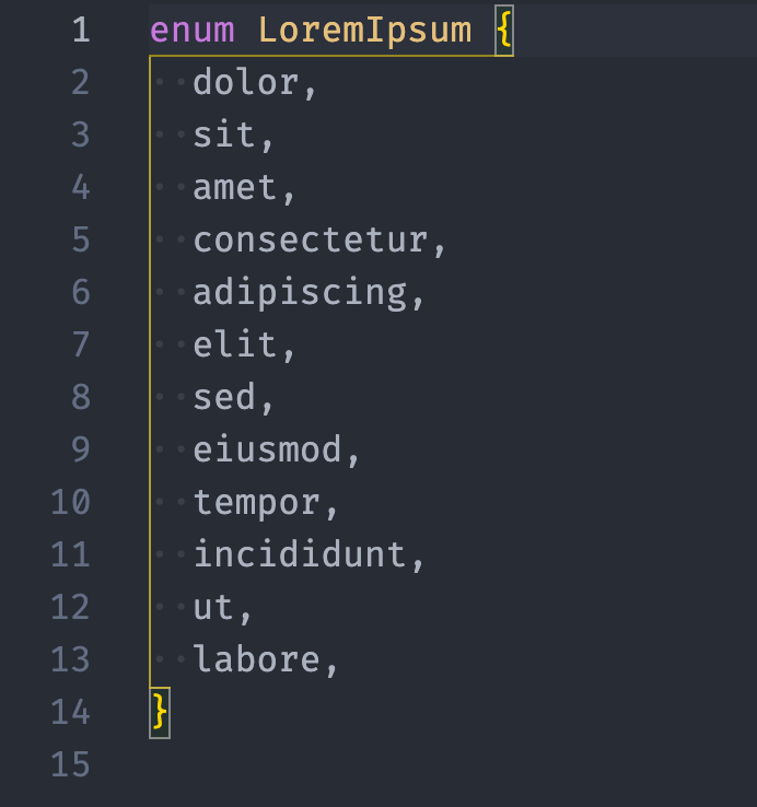 Code Block Folding For Enum · Issue 3225 · Dart Code Dart Code · Github