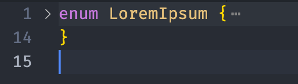 Code Block Folding For Enum · Issue 3225 · Dart Codedart Code · Github