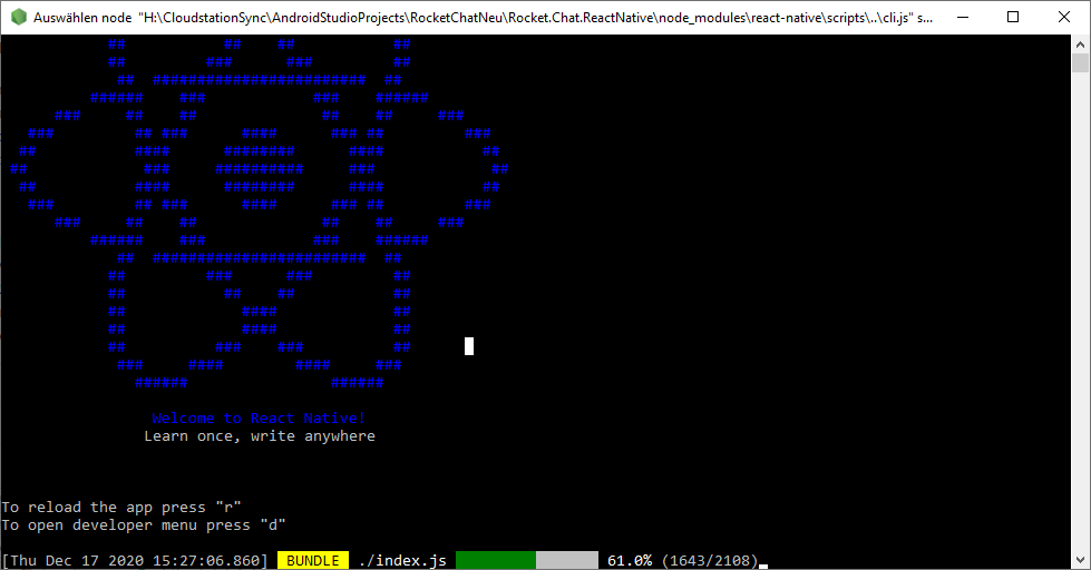 Current dev branch cannot build · Issue #2721 · RocketChat/Rocket.Chat.ReactNative · GitHub