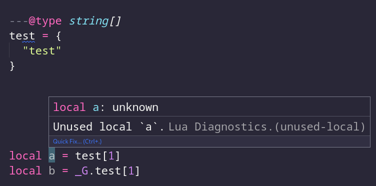 global don't get properly type inherited · Issue #1960 · LuaLS/lua-language-server · GitHub