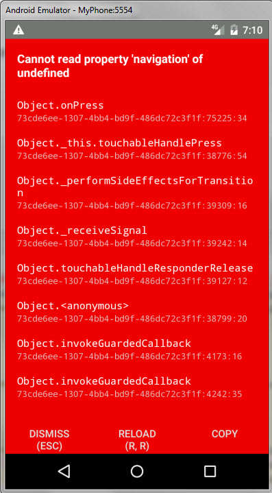 How Can Use Navigation On Const · Issue 3953 · React Navigationreact 8534