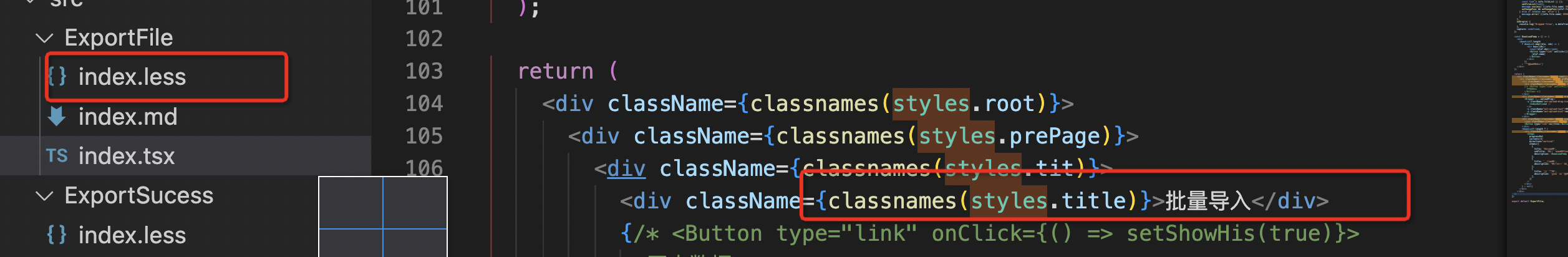 本地样式生效（classnames+less），打包之后样式缺失（class为空） · Issue #563 · umijs/father · GitHub