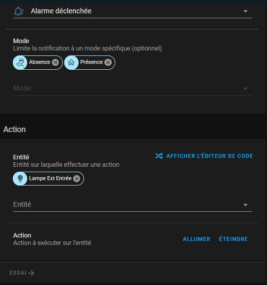 Blank Action Page · Issue #373 · nielsfaber/alarmo · GitHub