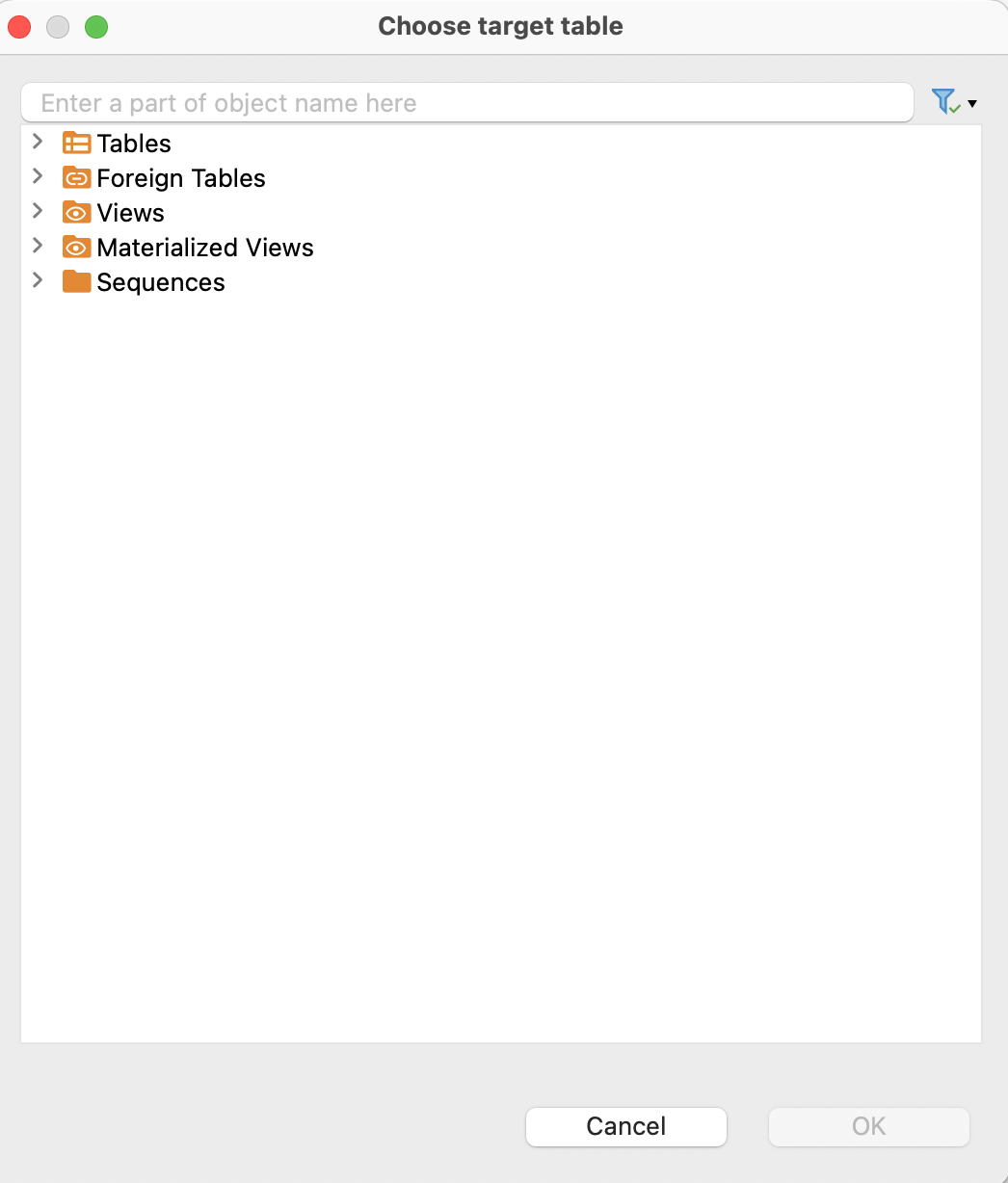 Wrong target objects displayed during data migration · Issue #21448 · dbeaver/dbeaver · GitHub