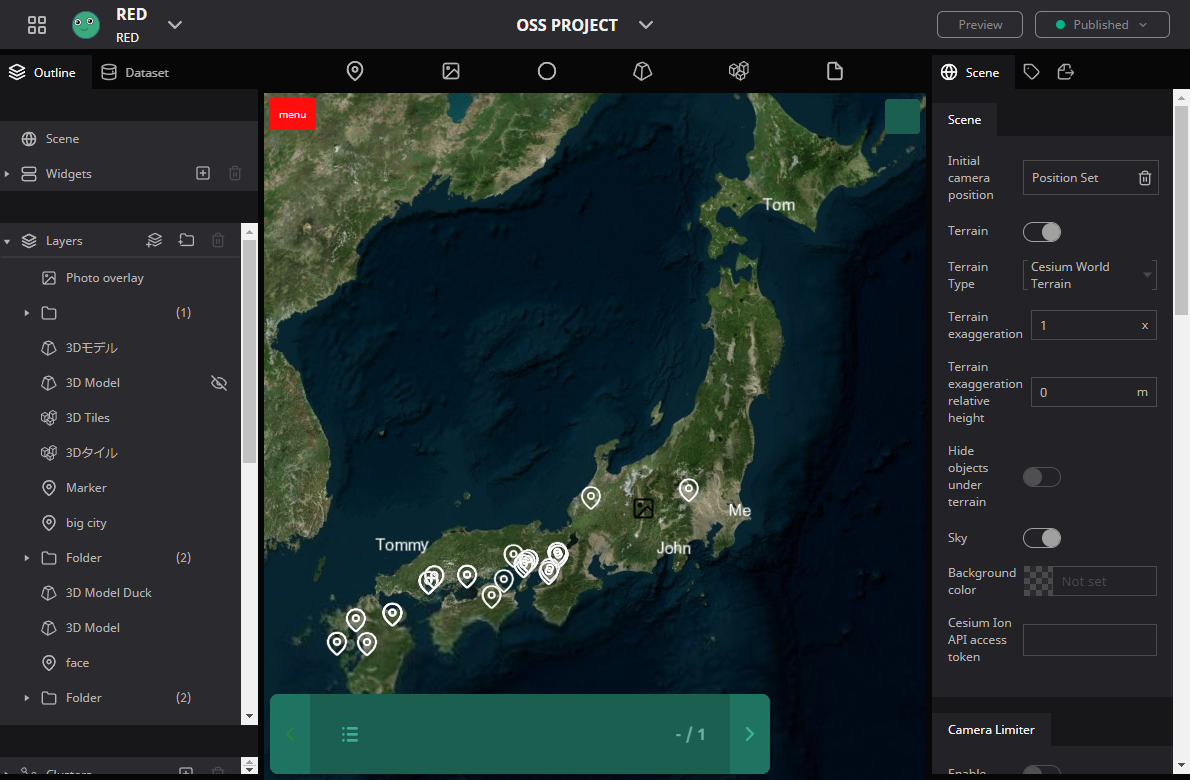 [FE]Ugly Scroll bar will come out · Issue #251 · reearth/reearth-visualizer · GitHub