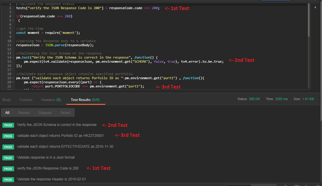 The Order Of The Test Is Not Coming As Correct In The Postman Test Result Tab · Issue 4650