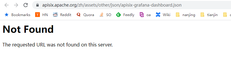 Prometheus doc 'Grafana dashboard meta ' file link is broken · Issue #782 · apache/apisix ...