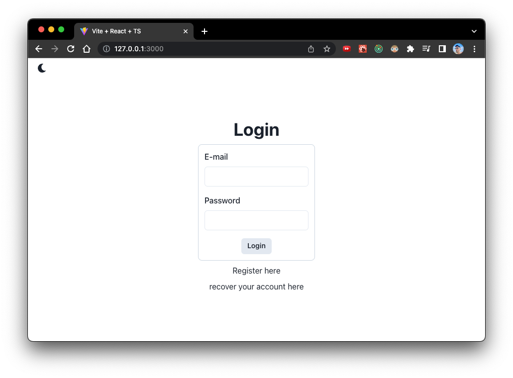 Github Fernandobelotto Dashboard React Web Login And Register Flow Web Backend Internal