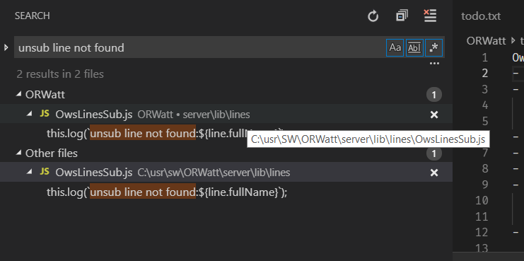 "Find in files" returns duplicate files · Issue #64756 · microsoft ...