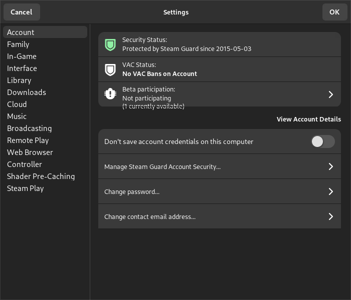Missing Padding For Beta Participation · Issue 24 · Tkashkinadwaita For Steam · Github 