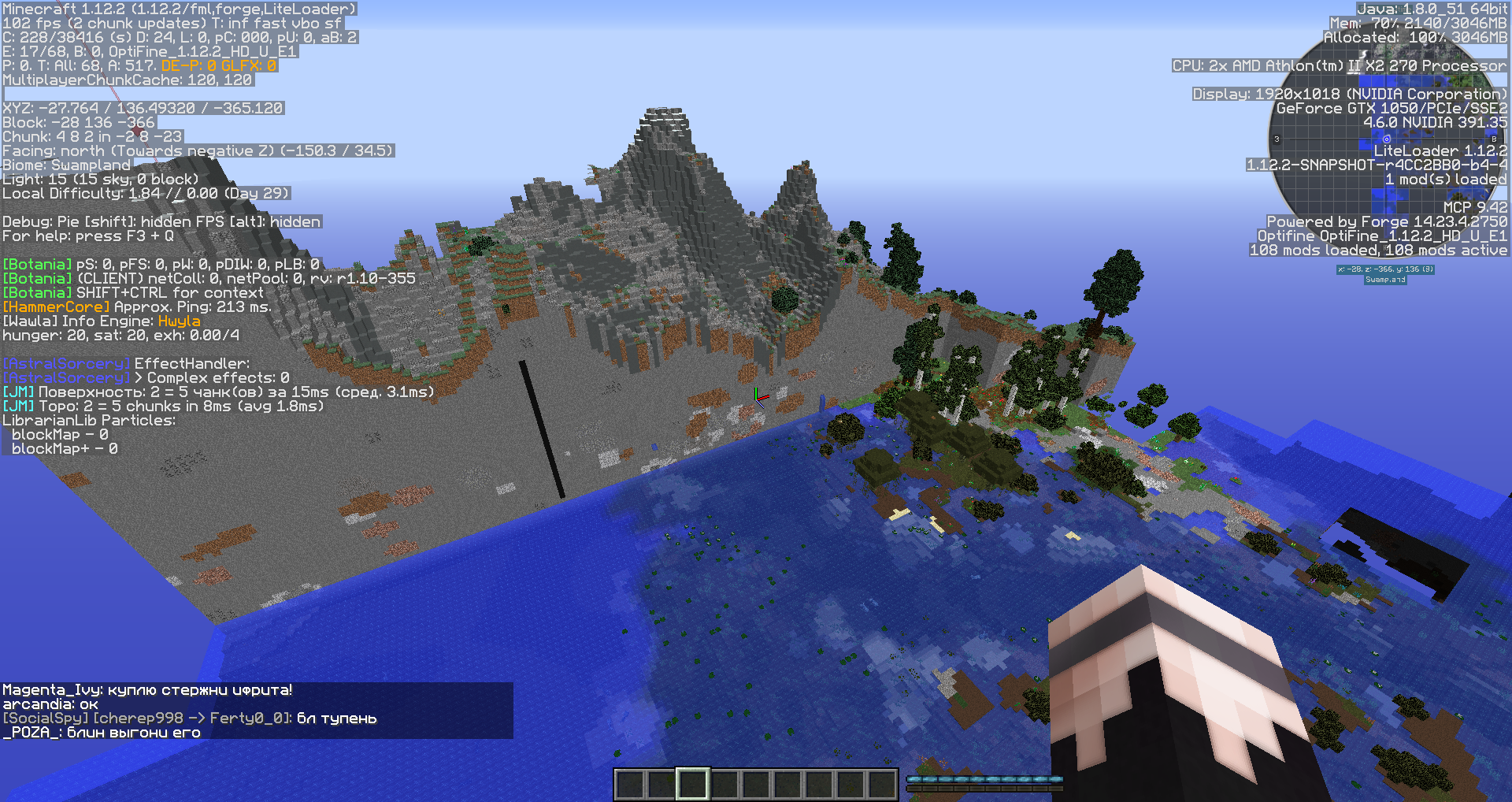 GeographiCraft Support · Issue #2396 · SpongePowered/SpongeForge · GitHub