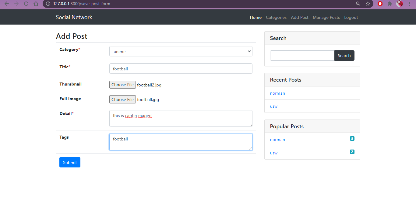 GitHub - mariamnasser979/Blog-system: In this system you can post items ...