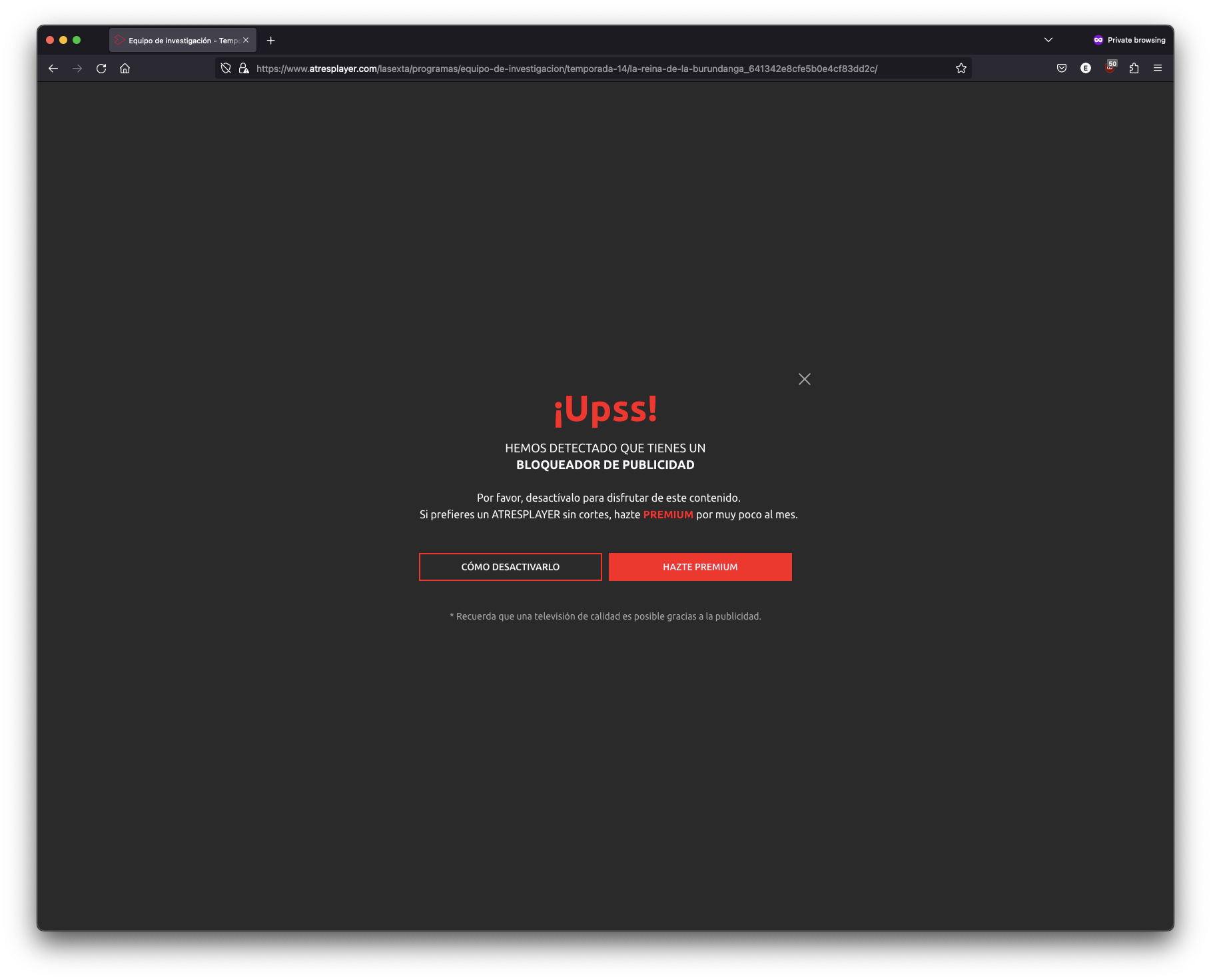 atresplayer.com: detection · Issue #17272 · uBlockOrigin/uAssets · GitHub