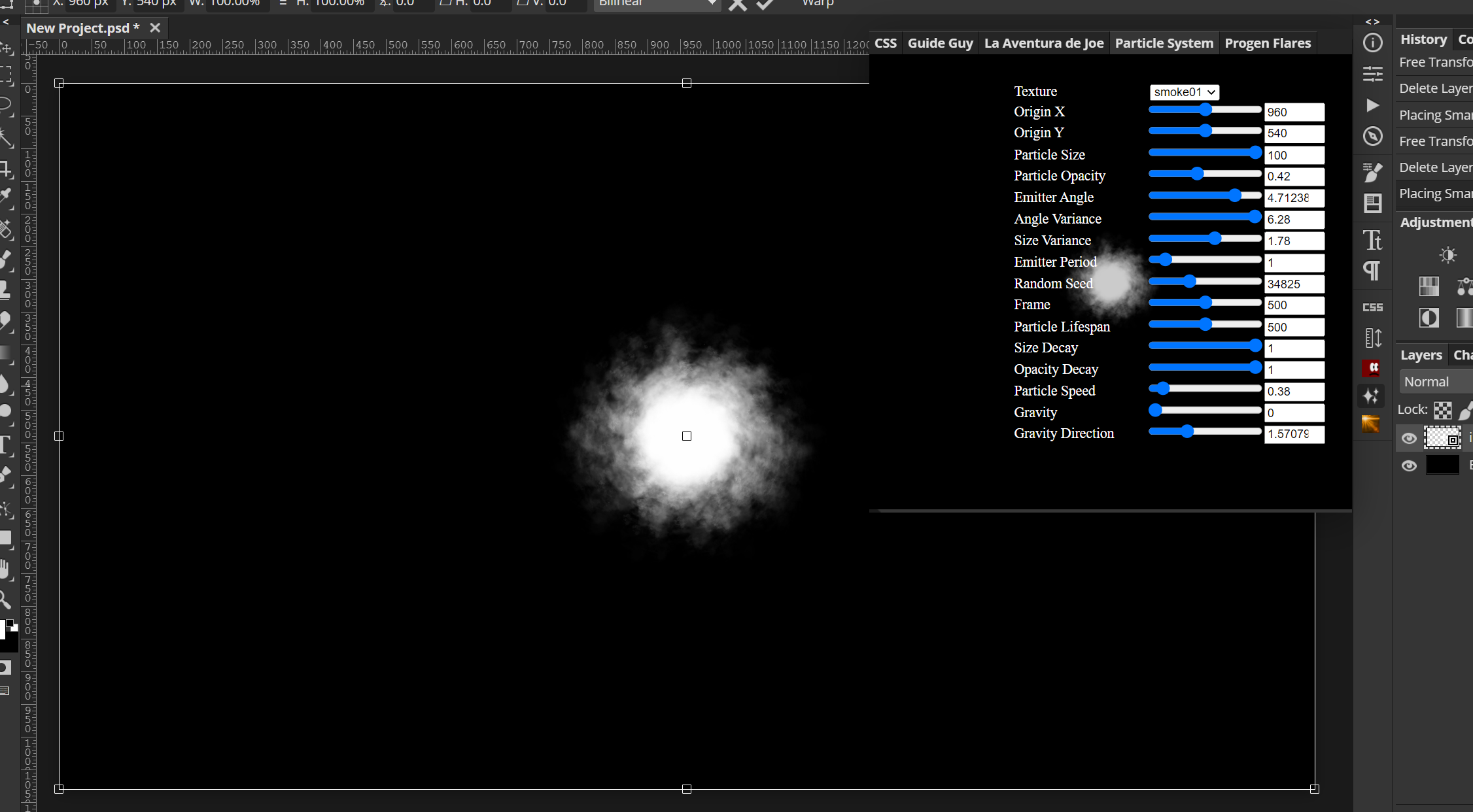 Particle System Plugin · Issue #3532 · photopea/photopea · GitHub