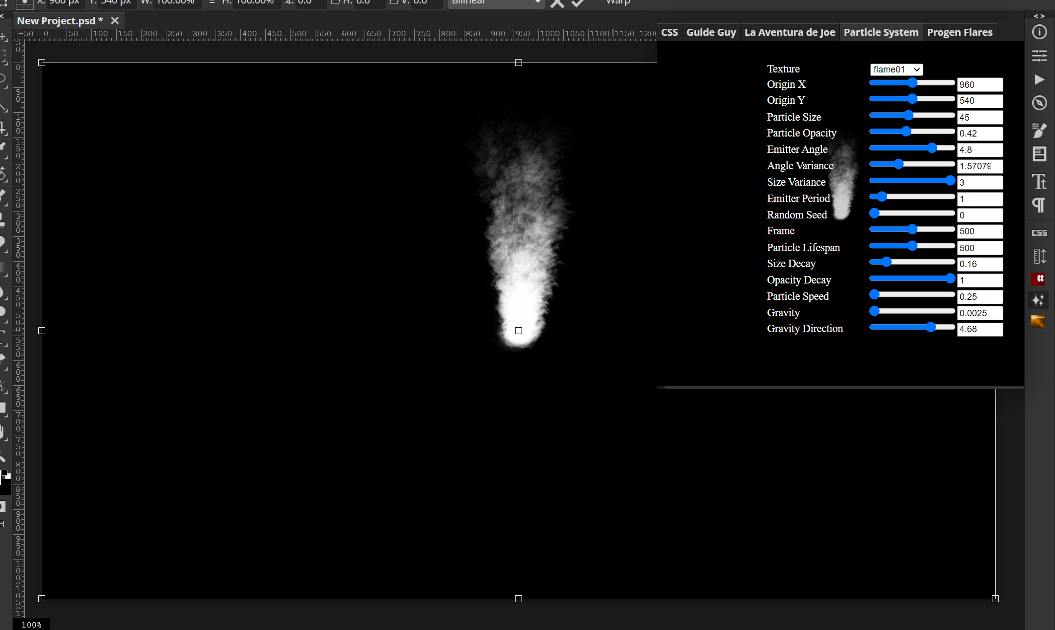 Particle System Plugin · Issue #3532 · photopea/photopea · GitHub