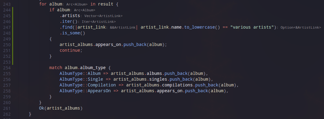 Artist Page: Move list of singles to immediately after list of albums · Issue #265 · jpochyla ...