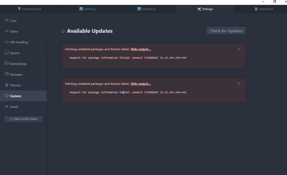 Does Not Update Or Install Packages On Versions 1231 1240b2 · Issue 16467 · Atomatom