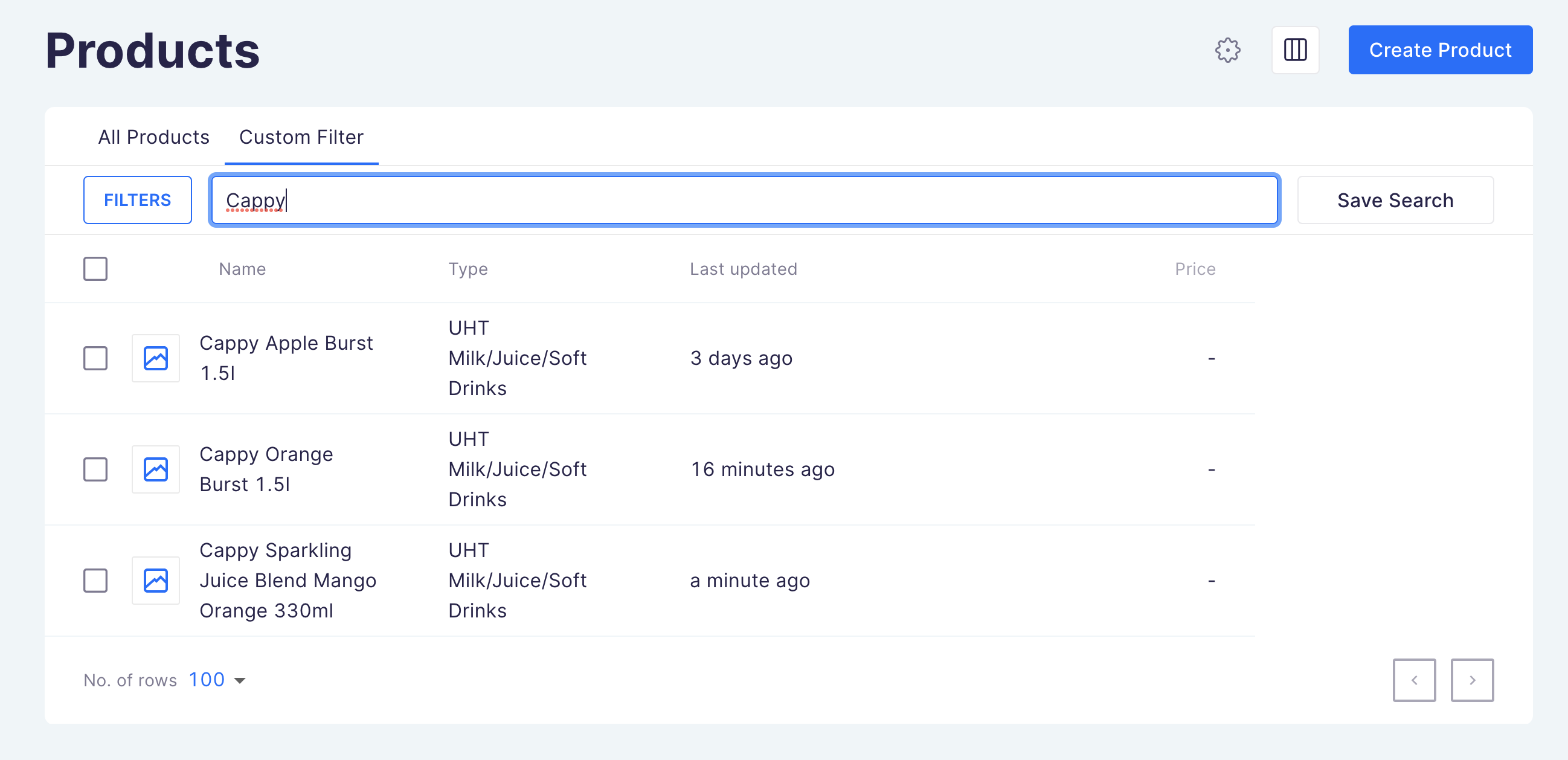 Bug Product Search Gqldashboard Does Not Work Until A Product Is