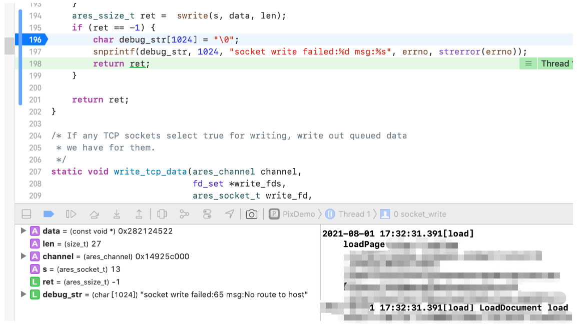 swrite failed in IOS14 if user reject or disable local network ...