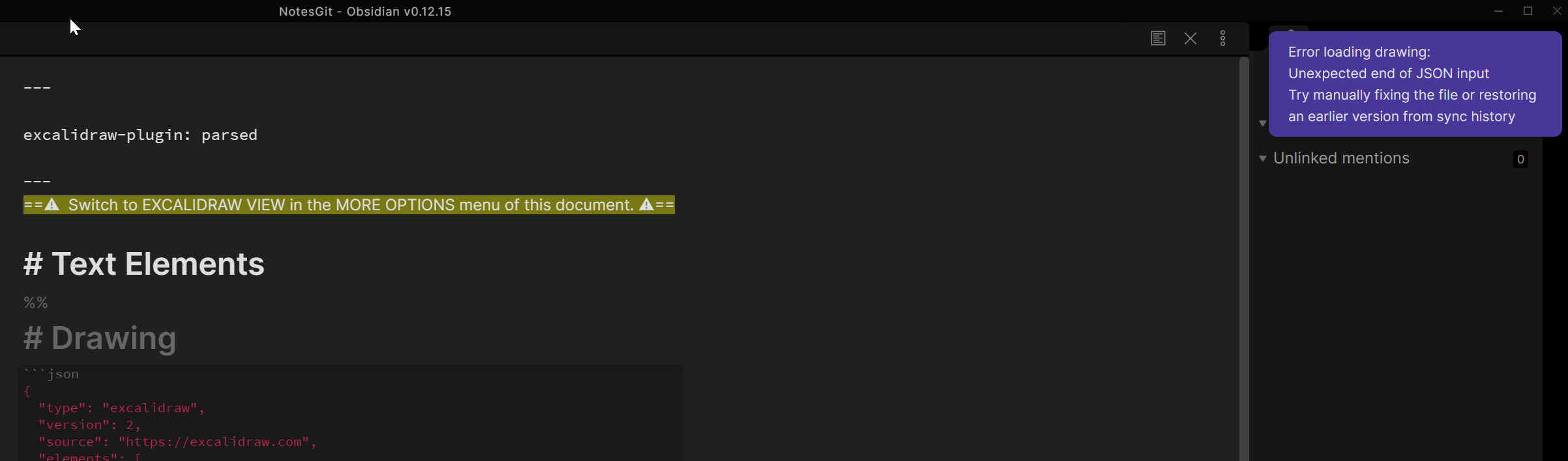 Conversion from Excalidraw.com appears corrupt · Issue #155 · zsviczian ...