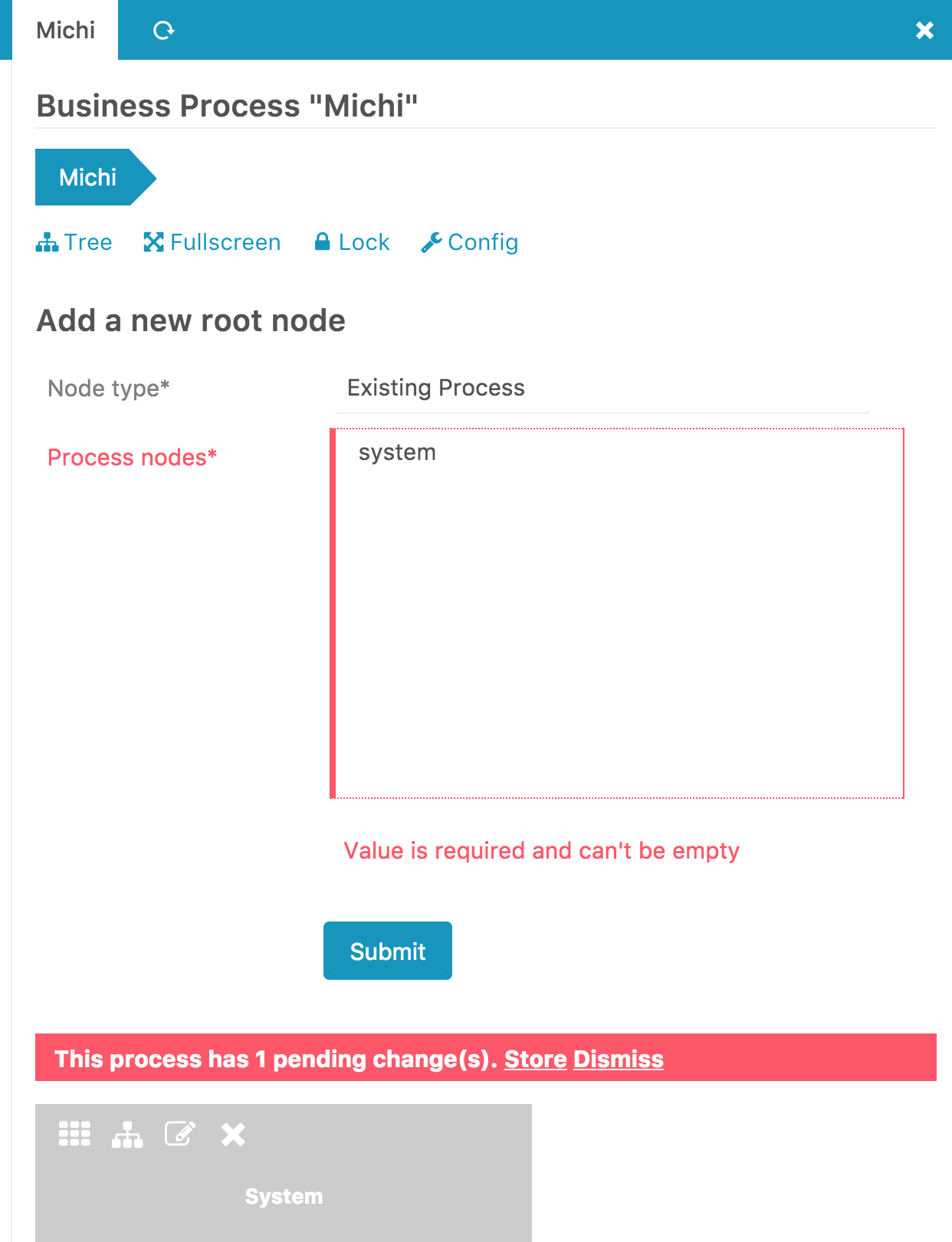 Add new node based on existing node leads to wrong error message on self-reference · Issue #149 ...