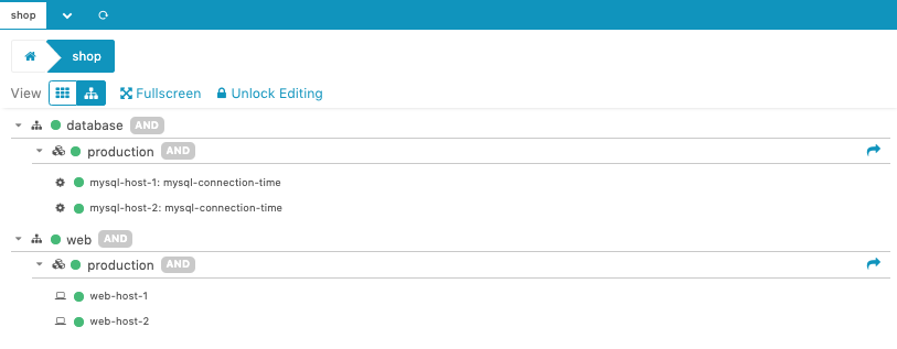 Tree View: Click action for Root node doesn't open host list (tile view does) · Issue #227 ...