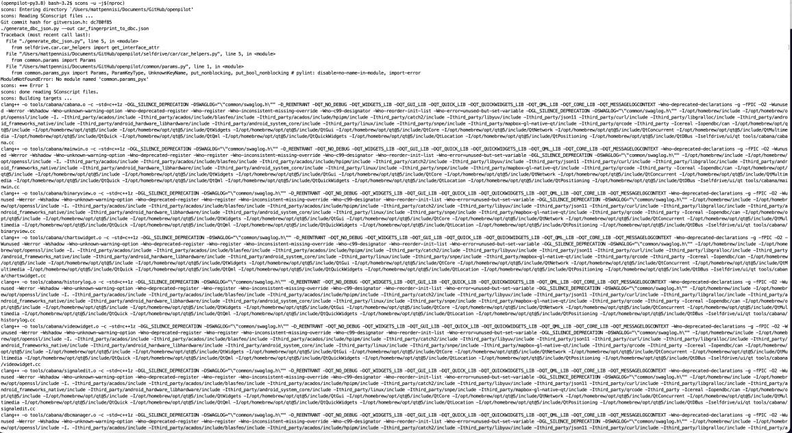 Macos Openpilot Build Fails · Issue 26729 · Commaaiopenpilot · Github 