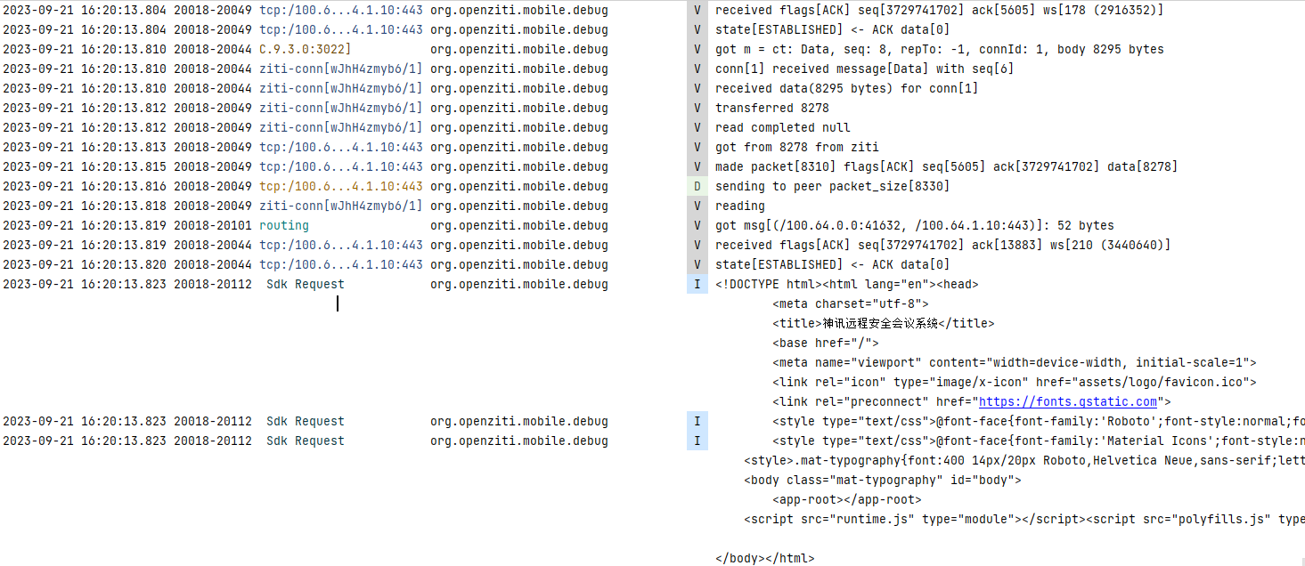 The problem of ZitiVpnService proxy itself being unable to access the Ziti network · Issue #180 ...