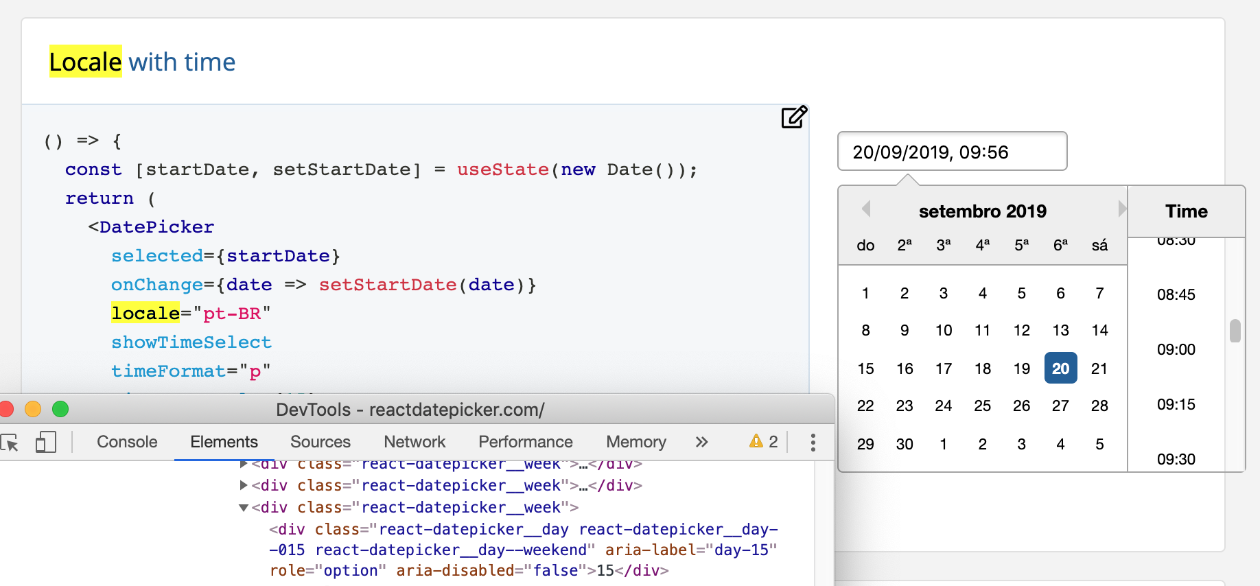 Aria-label of the day is not localised · Issue #1918 · Hacker0x01/react-datepicker · GitHub