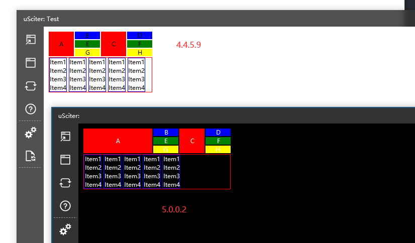 Topic: table layout calculation incorrect / sciter