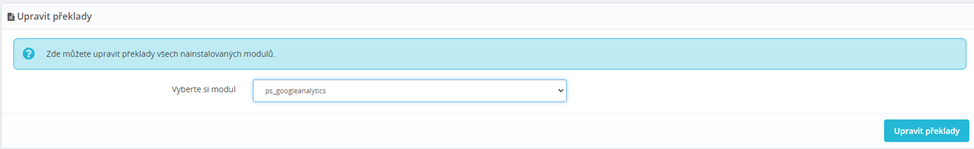 Many PHP notices in the log file from module ps_googleanalytics and translation does not work ...