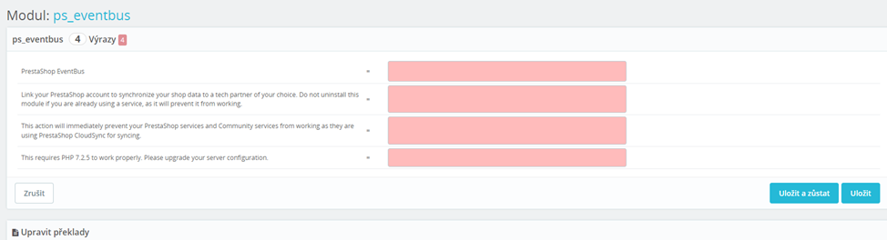 Many PHP notices in the log file from module ps_googleanalytics and translation does not work ...