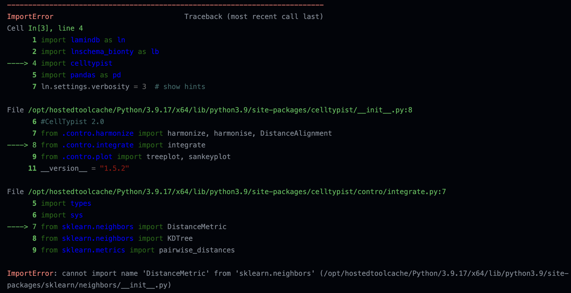 `ImportError` with `sklearn==1.3.0` · Issue #73 · Teichlab/celltypist · GitHub