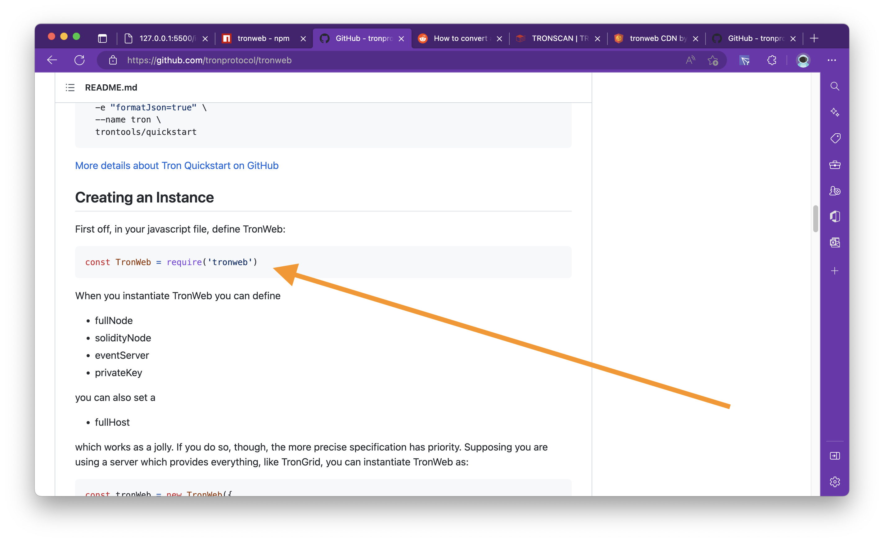 Make A Simple Example · Issue 308 · Tronprotocol Tronweb · Github