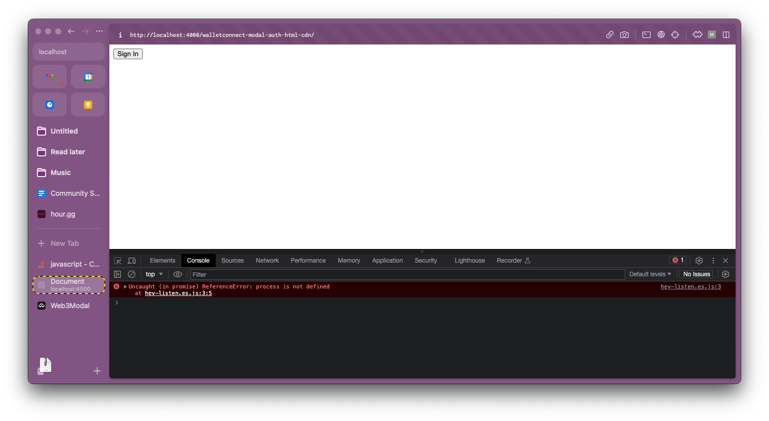 All Of The Cdn Examples Are Broken · Issue 48 · Walletconnect Web3modal Examples · Github