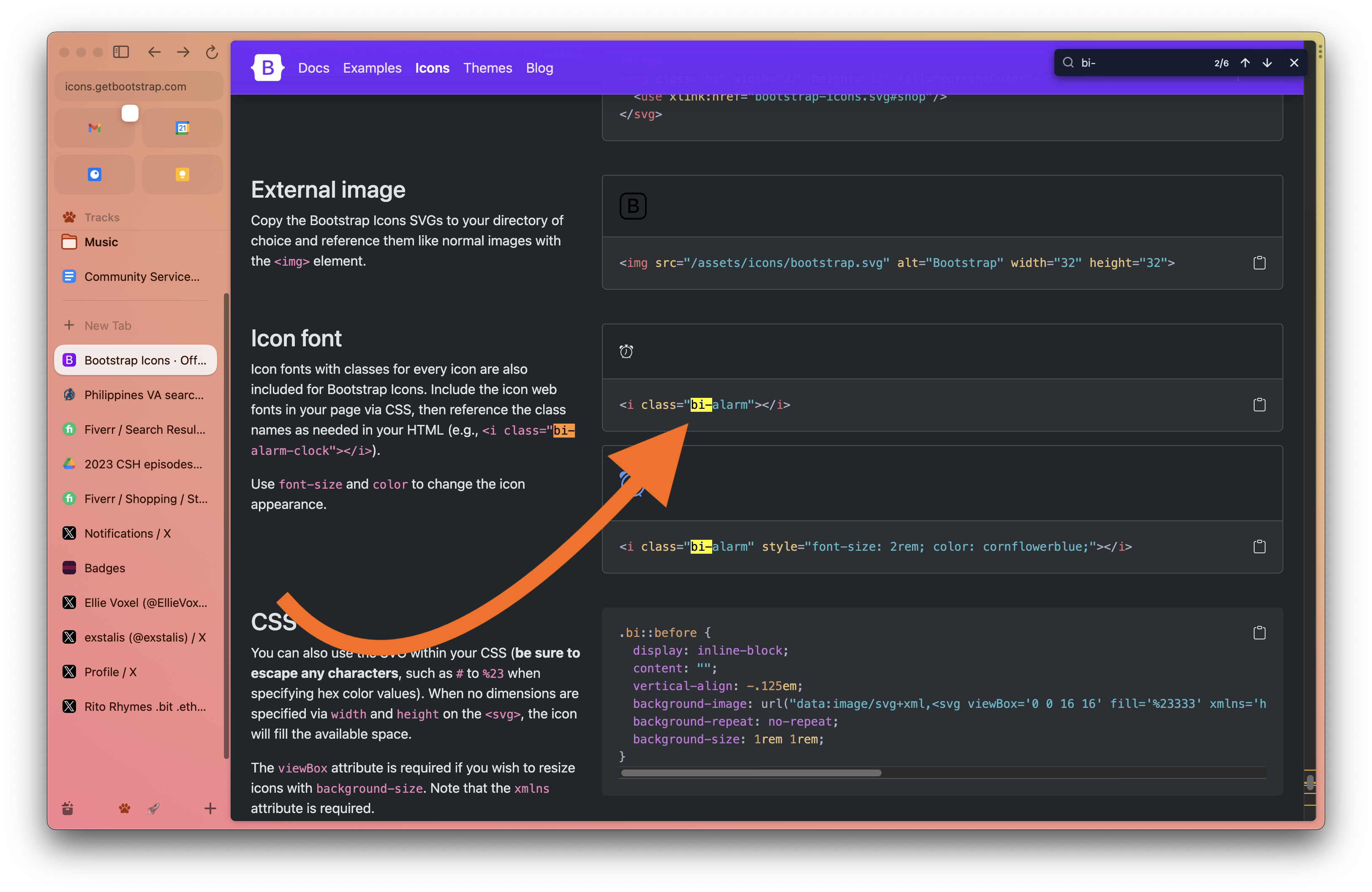Do we use the bi class or not? (for icon font) · Issue #1878 · twbs/icons · GitHub