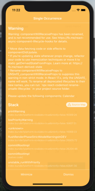 Library has not updated based on react native documentation for ...