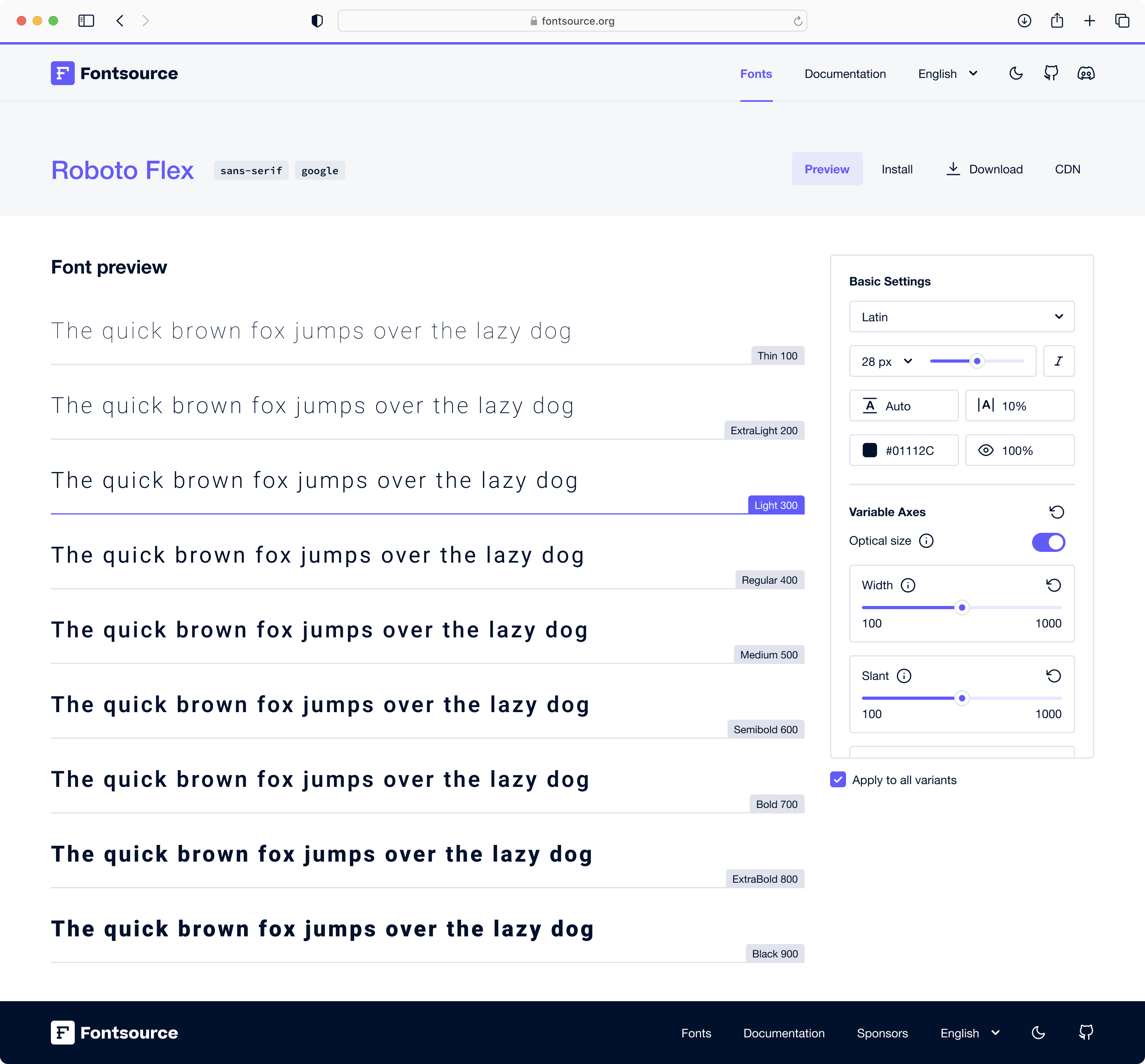 Fonts Preview · Issue 553 · Fontsource Fontsource · Github