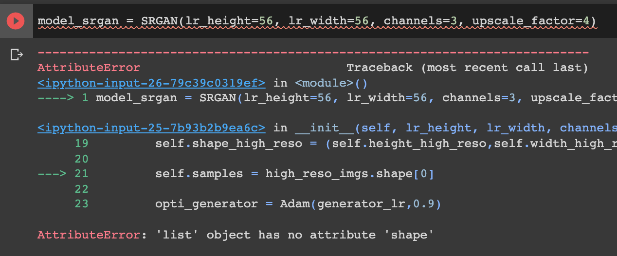 error · Issue #8 · AvivSham/SRGAN-Keras-Implementation · GitHub