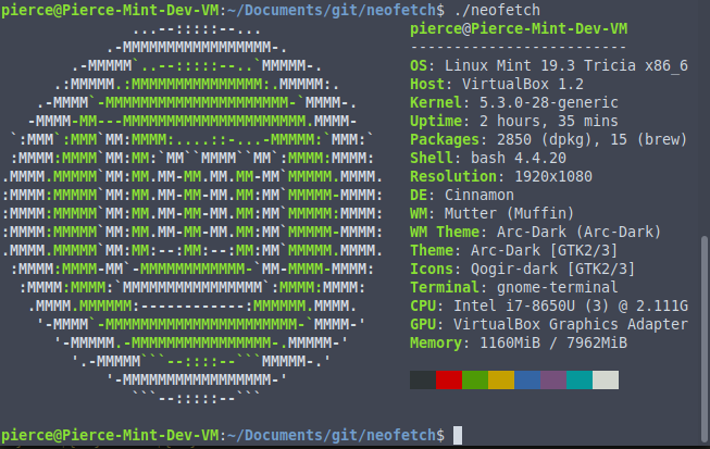 Updating the Linux Mint ASCII Logo · Issue #1407 · dylanaraps/neofetch · GitHub
