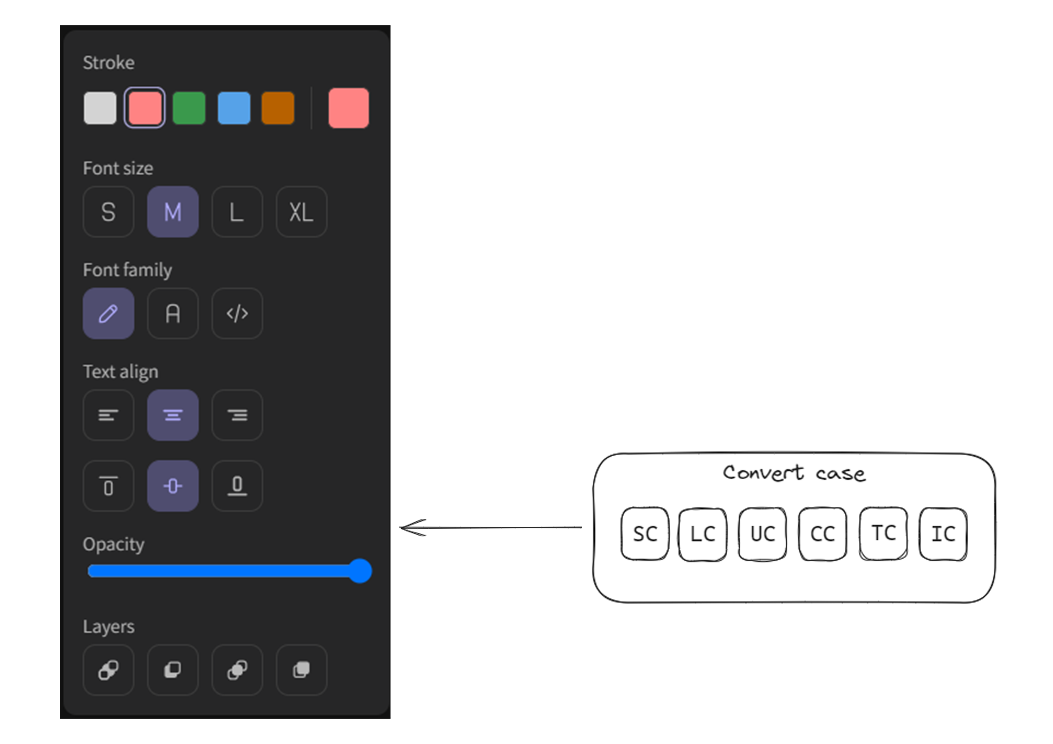 Feature: Text Casing Conversion🍏🖋️ · Issue #7043 · excalidraw/excalidraw · GitHub