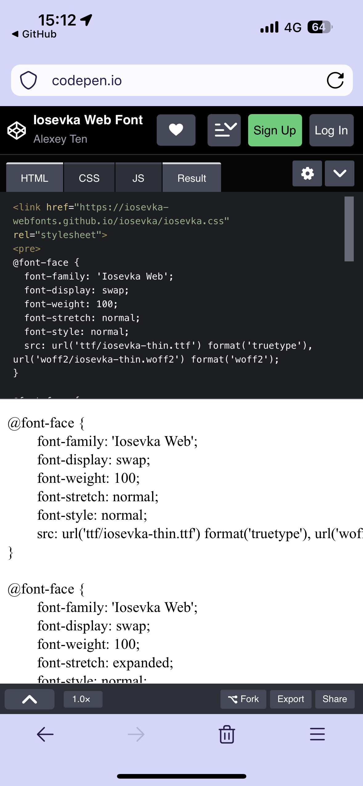 Webfont does not work on iOS · Issue #2052 · be5invis/Iosevka · GitHub