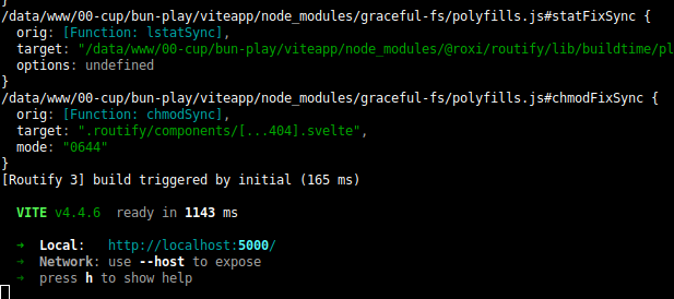 `Routify` app still has blocker to using `bun --bun vite` · Issue #3735 ...