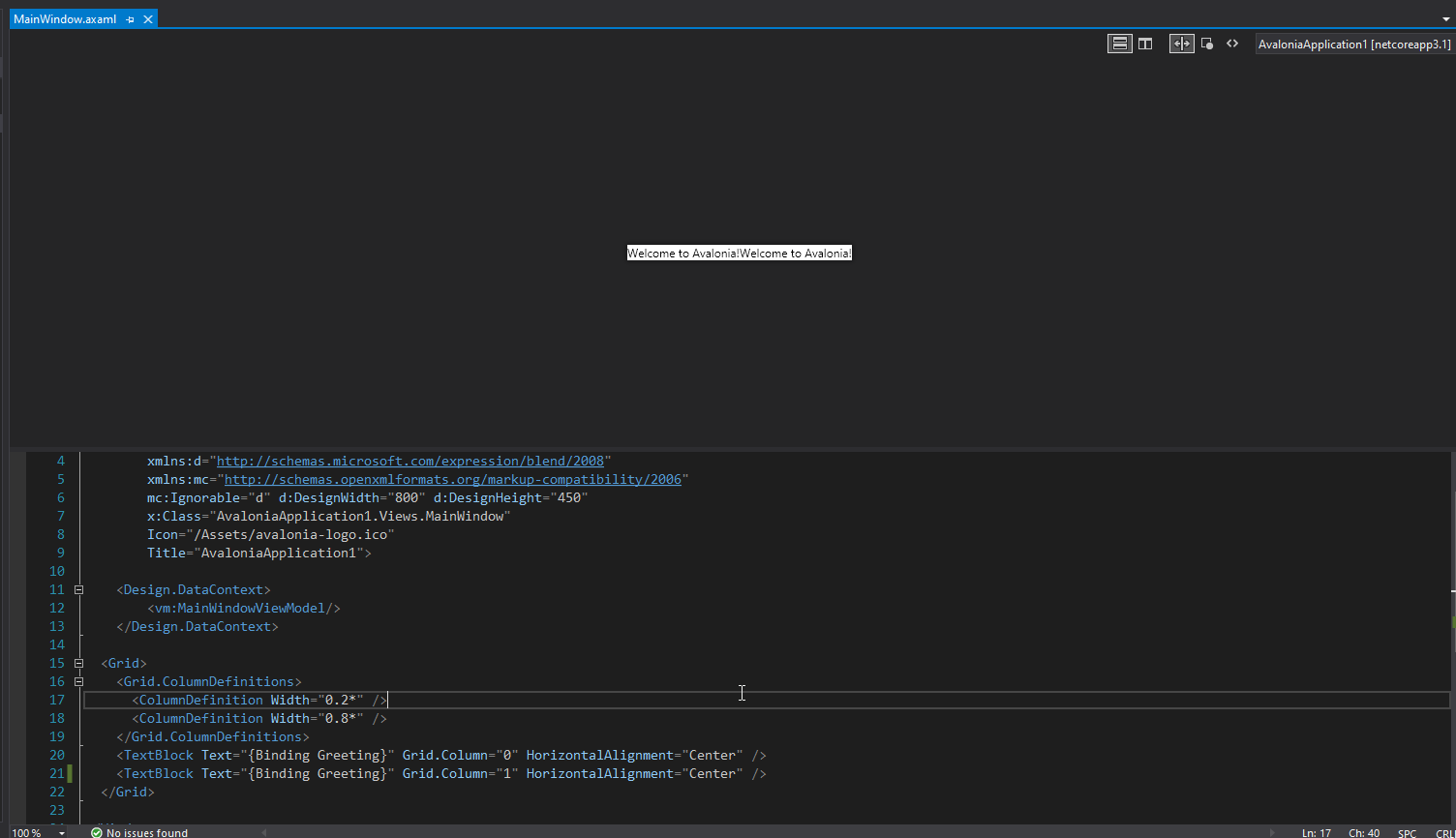 Xaml Previewer not correctly working VS2019 .net 3.1 · Issue #4689 · AvaloniaUI/Avalonia · GitHub