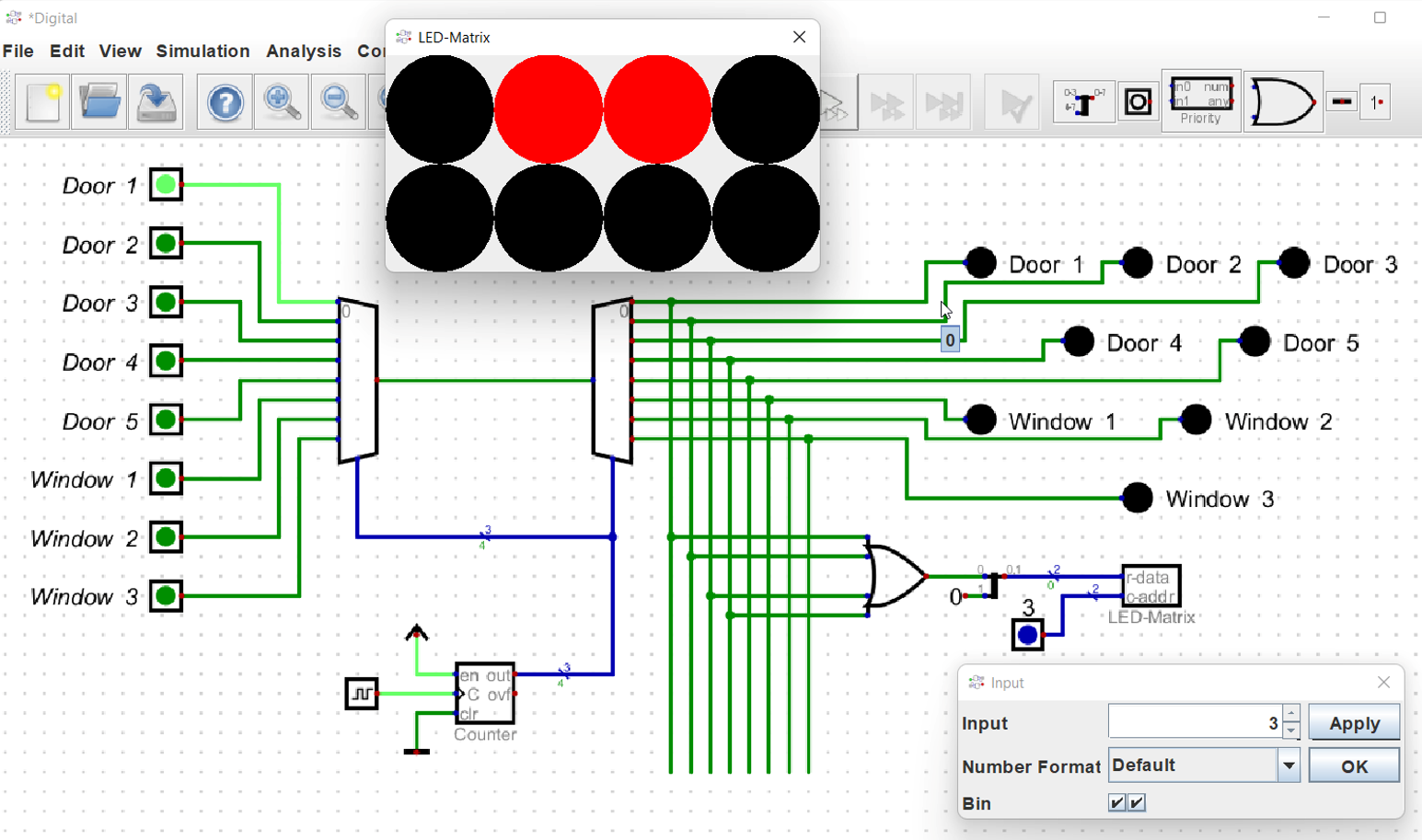 LED matrix "avoid flicker" issue · Issue #898 · hneemann/Digital · GitHub