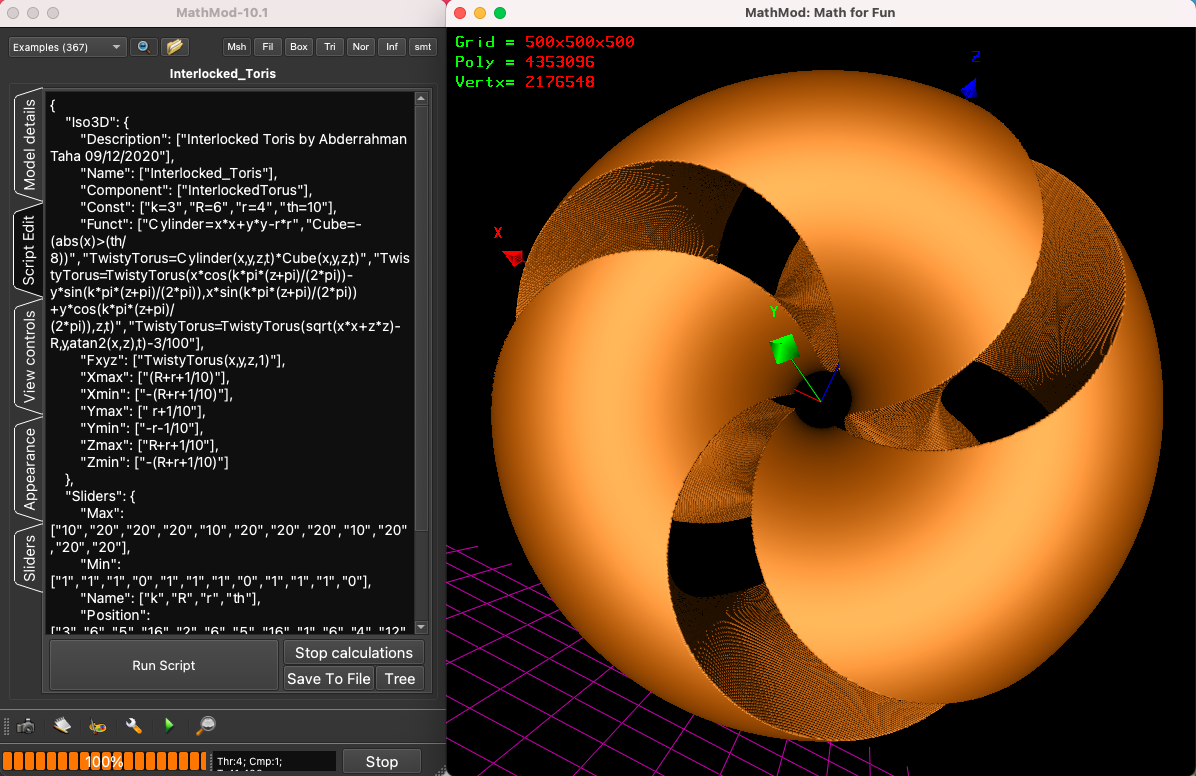 Add new script "Interlocked_Tori" · Issue #160 · parisolab/mathmod · GitHub