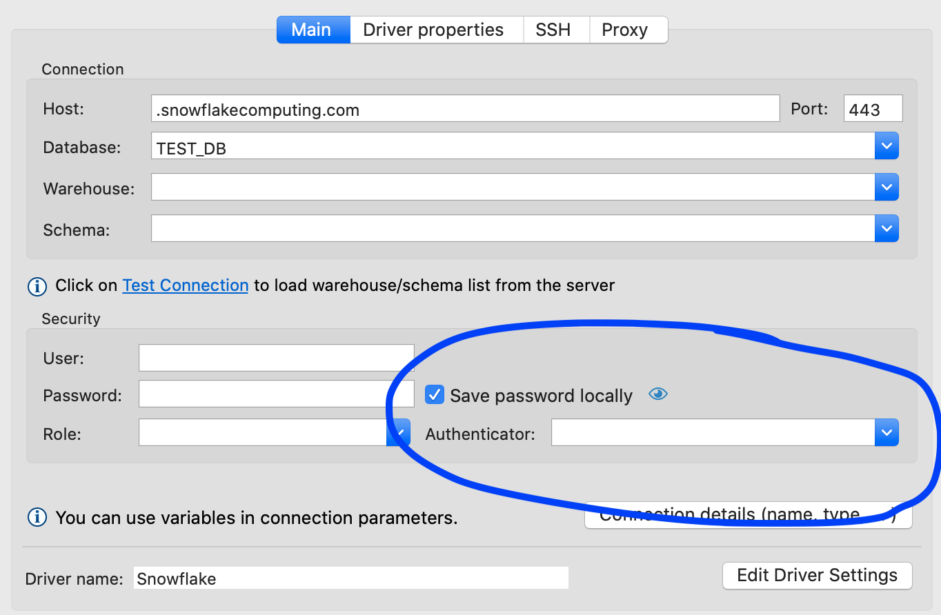 Snowflake connection parameters · Issue #1150 · TablePlus/TablePlus · GitHub