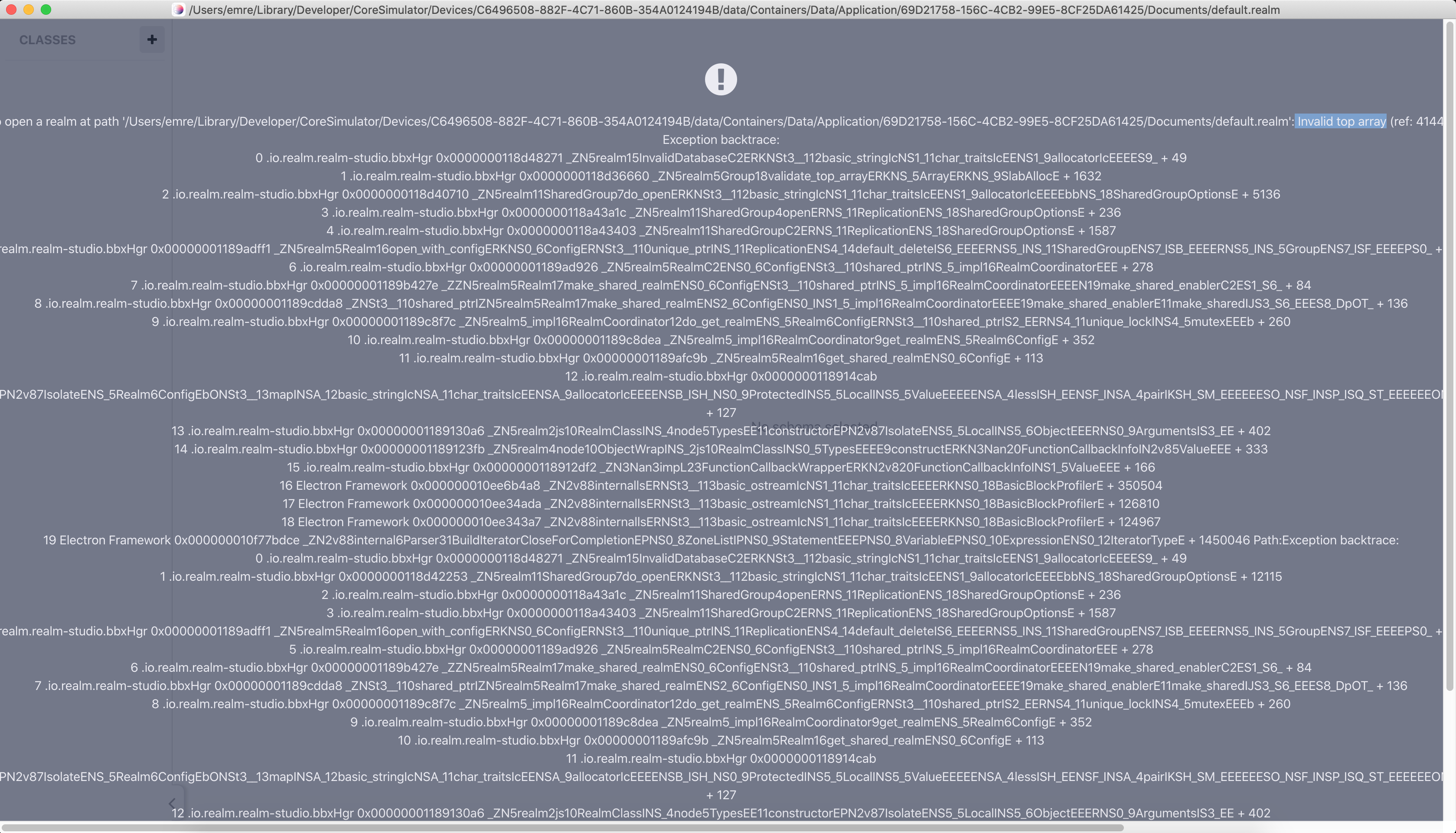 RealmStudio Invalid top array Error · Issue #7207 · realm/realm-swift ... RealmStudio Invalid top array Error · Issue #7207 · realm/realm-swift ...